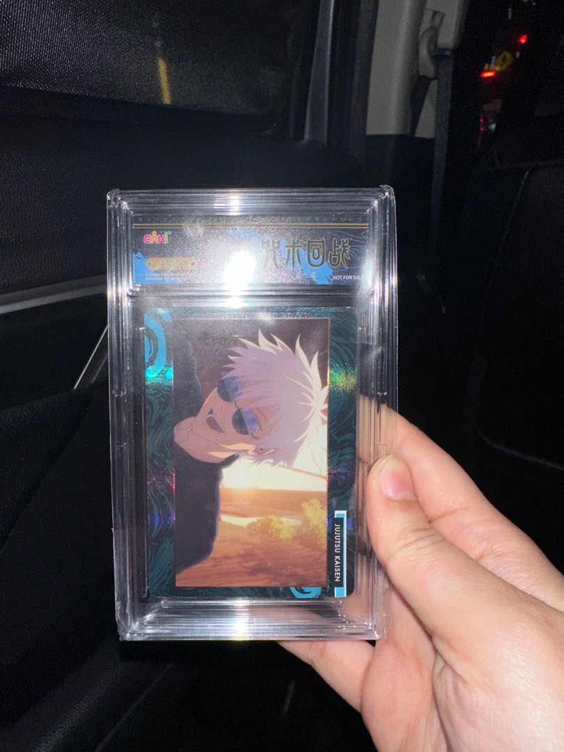 Jujutsu Kaisen EAKI R-02 Gojo Satoru Trading Card Slab, Hobbies & Toys ...