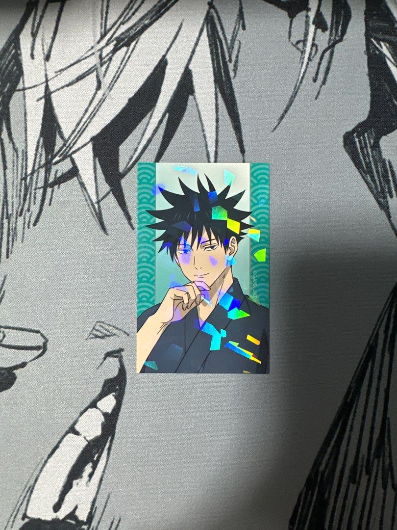 Jujutsu Kaisen Fushiguro Megumi Holographic Trading Card (yukata series ...