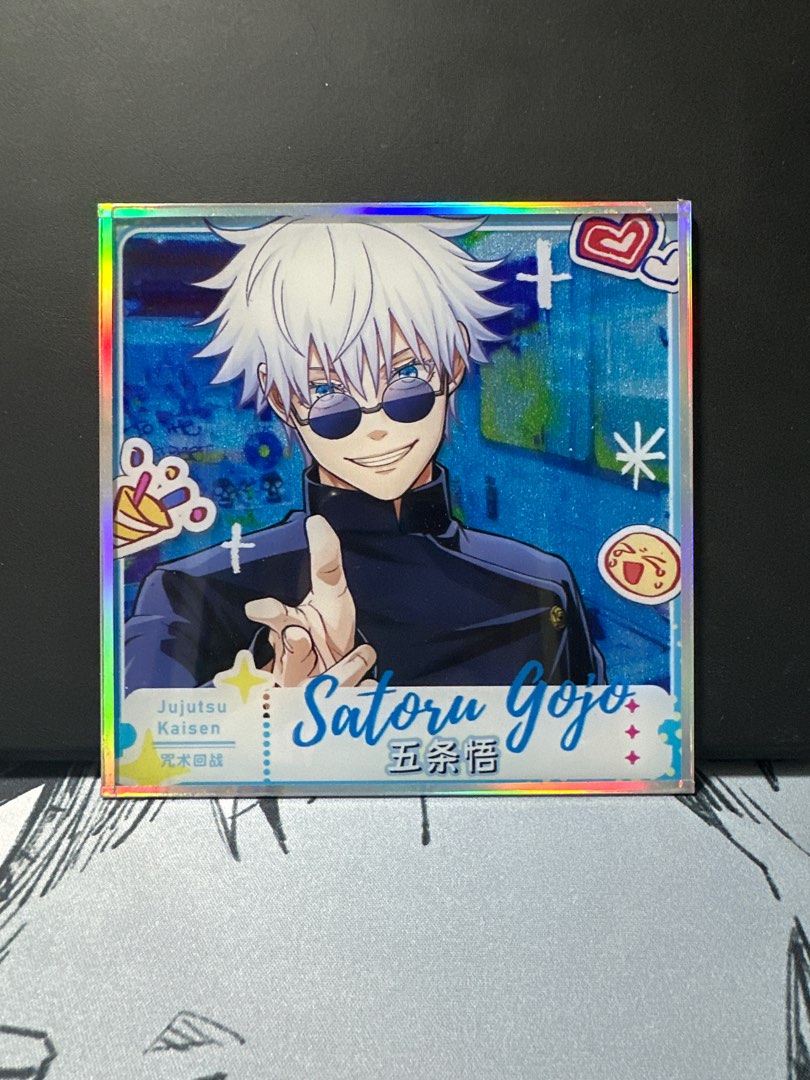 JJK Jujutsu Kaisen Gojo Satoru Glittery Shikishi (Art Board), Hobbies ...