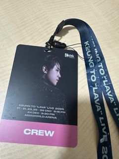 KEUNG TO "LAVA" LIVE 2025 姜濤演唱會限定手幅（1 set 9張）, 興趣及遊戲, 收藏品及紀念品, 明星周邊 ...