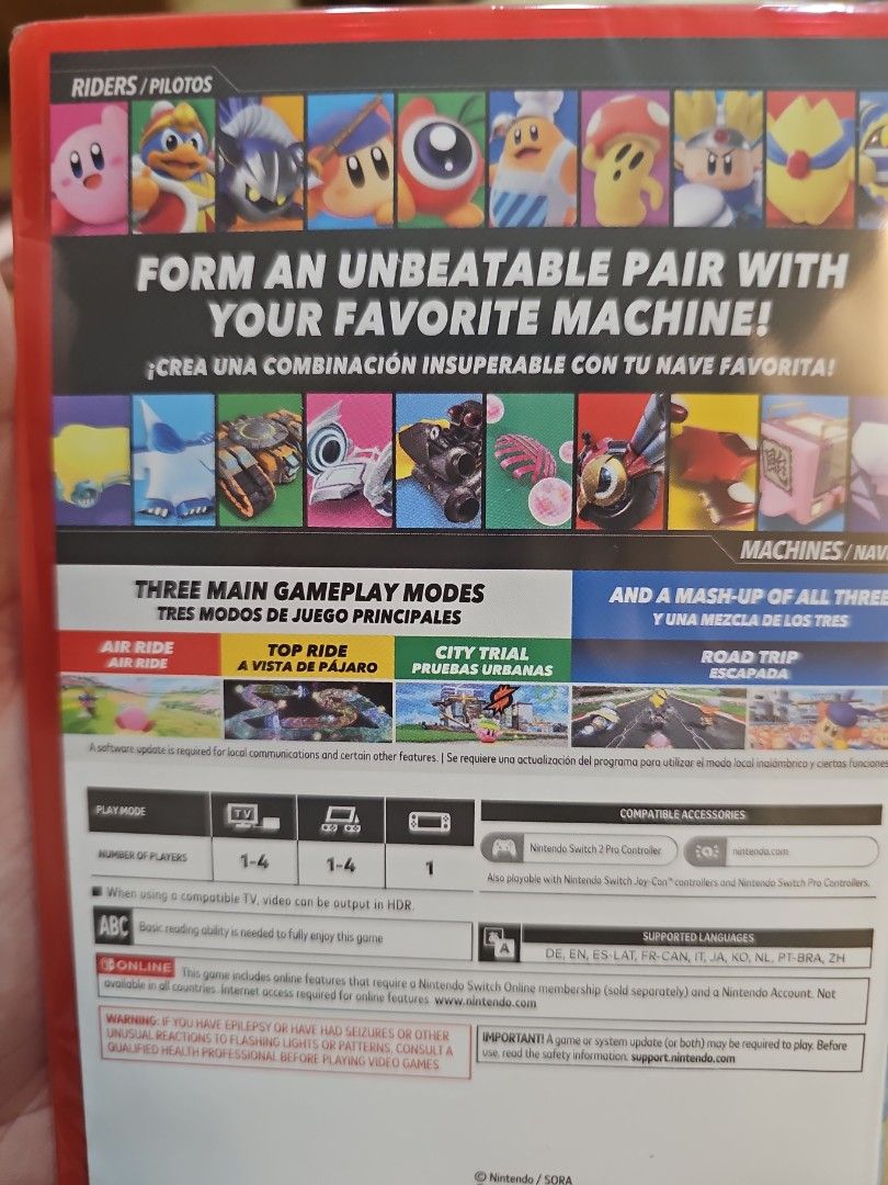 Kirby Air Riders - Nintendo Switch 2, Video Gaming, Video Games ...