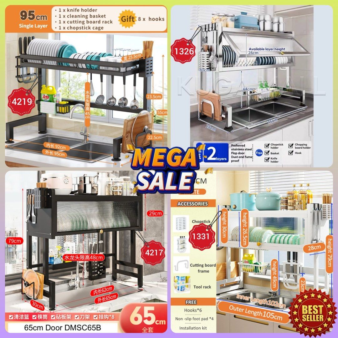 Kitchen Rack | Dish Drying Racks | Storage Unit Racks | Plate Racks ...