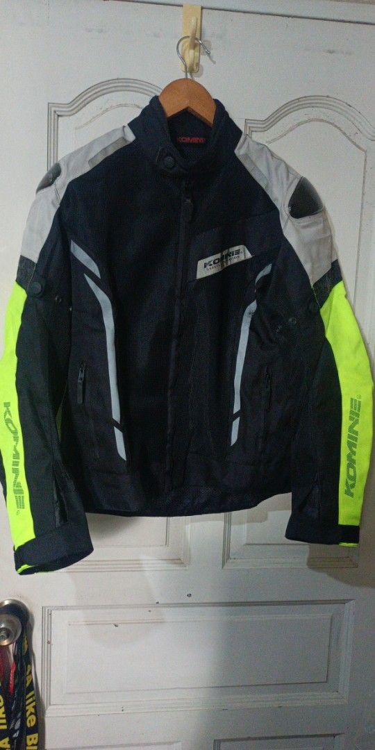 Komine Mesh Riding Jacket, Motorcycles, Motorcycle Apparel on Carousell