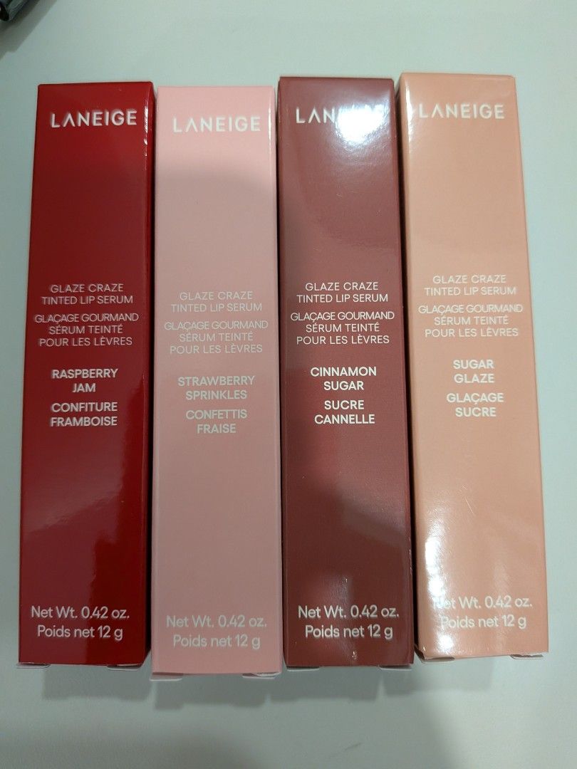 Laneige Glaze Craze Tinted Lip Serum, Beauty & Personal Care, Face ...