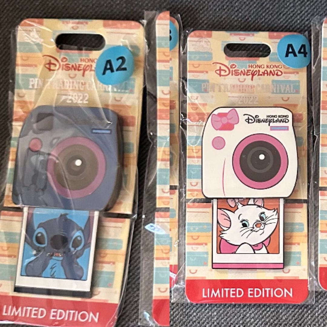 LE200 限量 香港迪士尼樂園 Disney Disneyland Zootopia stitch 史迪仔 Marie 紀念徽章 優獸大都會 ...