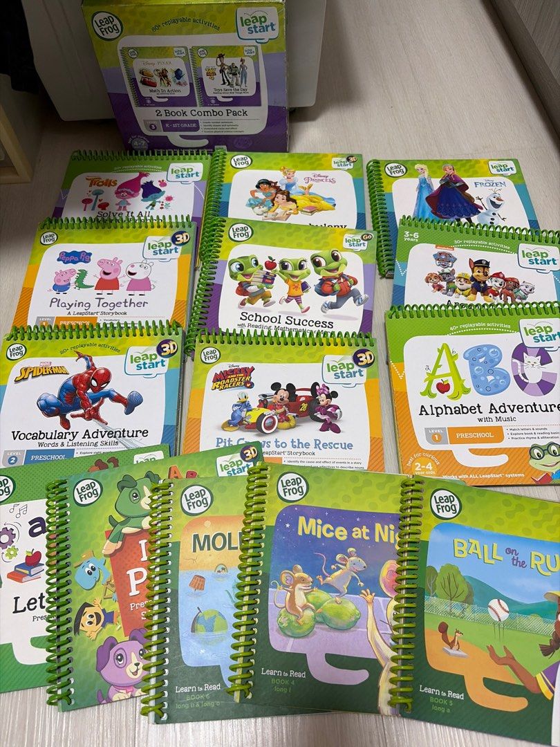 LeapFrog LeapStart Books - Various Titles, Hobbies & Toys, Books ...
