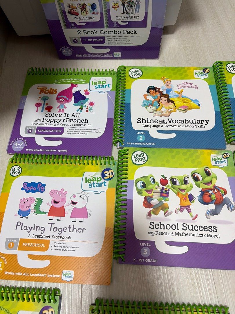 LeapFrog LeapStart Books - Various Titles, Hobbies & Toys, Books ...