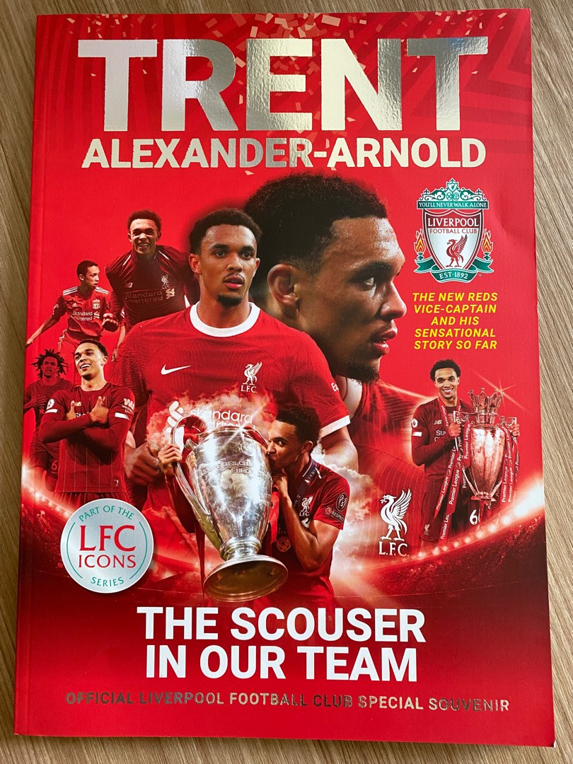 Liverpool FC Icons Souvenir Books - Trent, Van Dijk, Salah, Hobbies ...