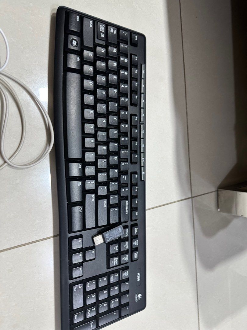 Logitech K200 Keyboard + Wireless Keyboard, Computers & Tech, Parts ...