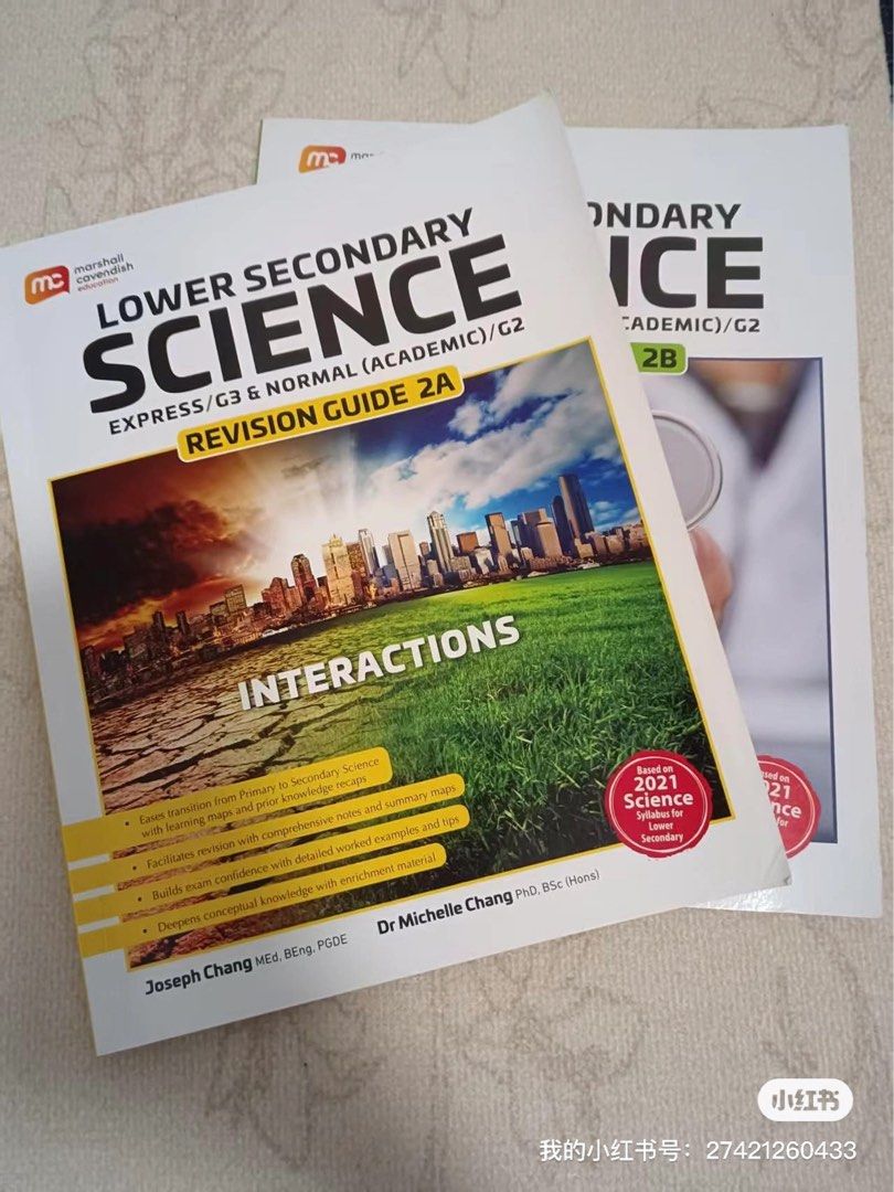 Lower Secondary Science Revision Guide 2A & 2B, Hobbies & Toys, Books ...
