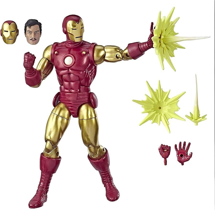 Marvel Legends Iron Man (80th Anniversary) 1/12 Scale Action Figure ...