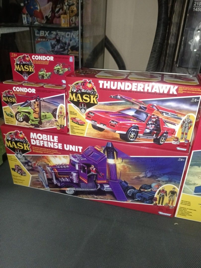 M.A.S.K. Toy Vehicles - Condor, Thunderhawk, Mobile Defense Unit (Rhino ...