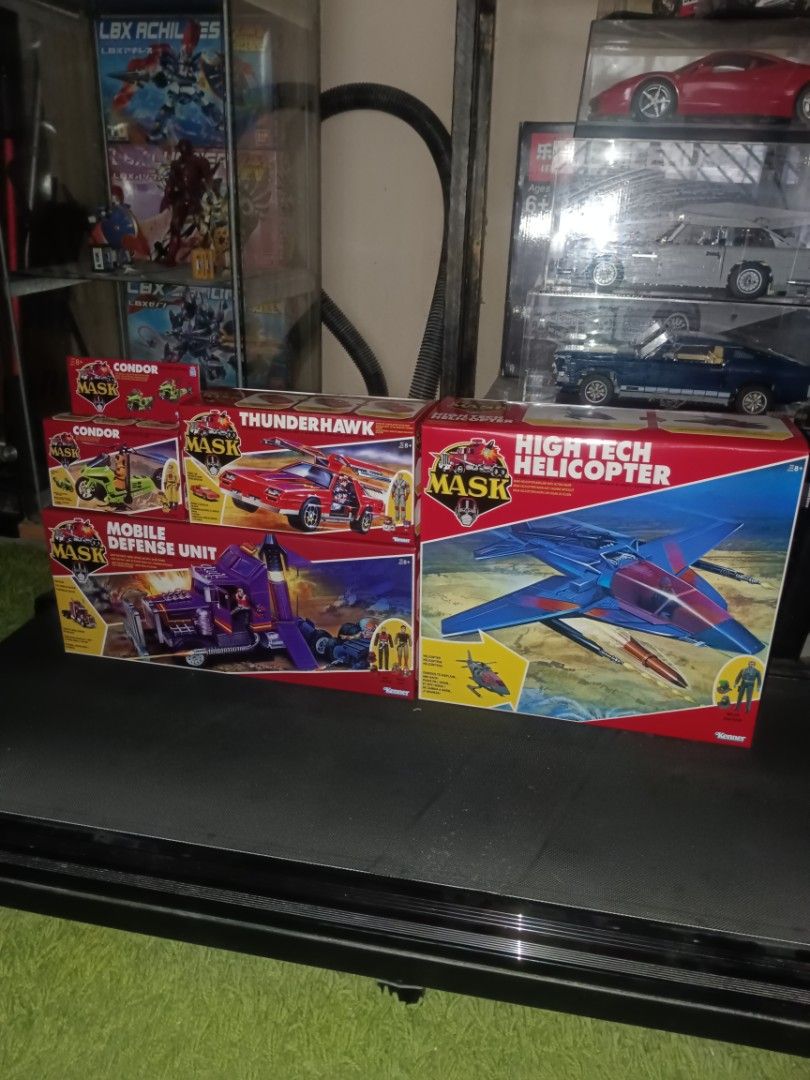 M.A.S.K. Toy Vehicles - Condor, Thunderhawk, Mobile Defense Unit (Rhino ...