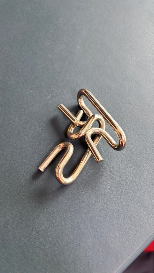 Metal Puzzle Brain Teaser, Hobbies & Toys, Toys & Games on Carousell