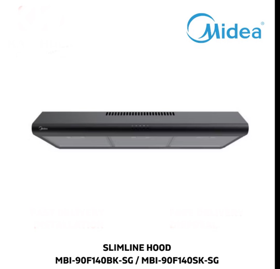 Midea Cooker Hood MBI-90F140, TV & Home Appliances, Kitchen Appliances ...