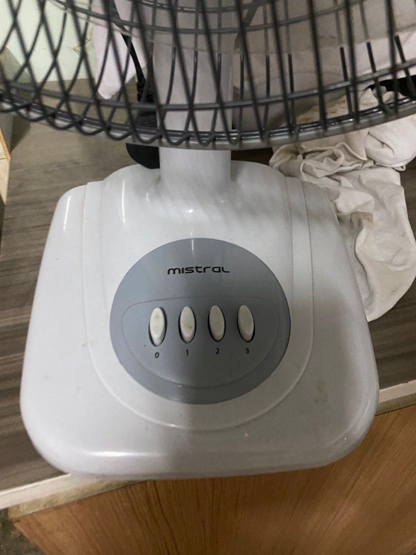 Mistral Wall Fan - 3 Speed Settings, Furniture & Home Living, Lighting ...