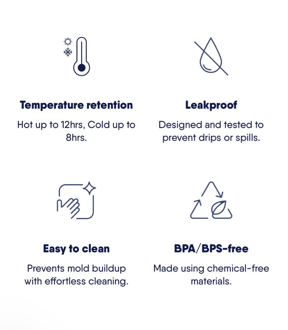 Montigo Midtown Ace Bottle - Medium (Midtown blue), Furniture & Home ...