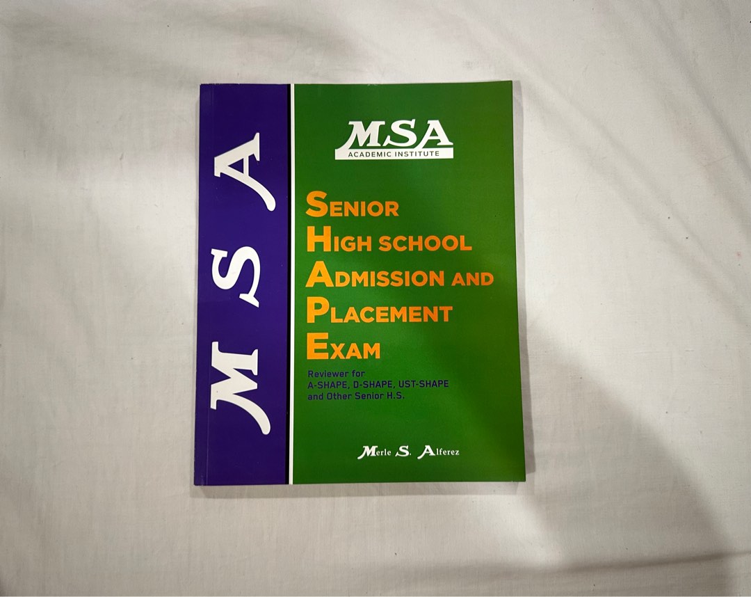 MSA Senior High School Admission and Placement Exam Reviewer, Hobbies ...