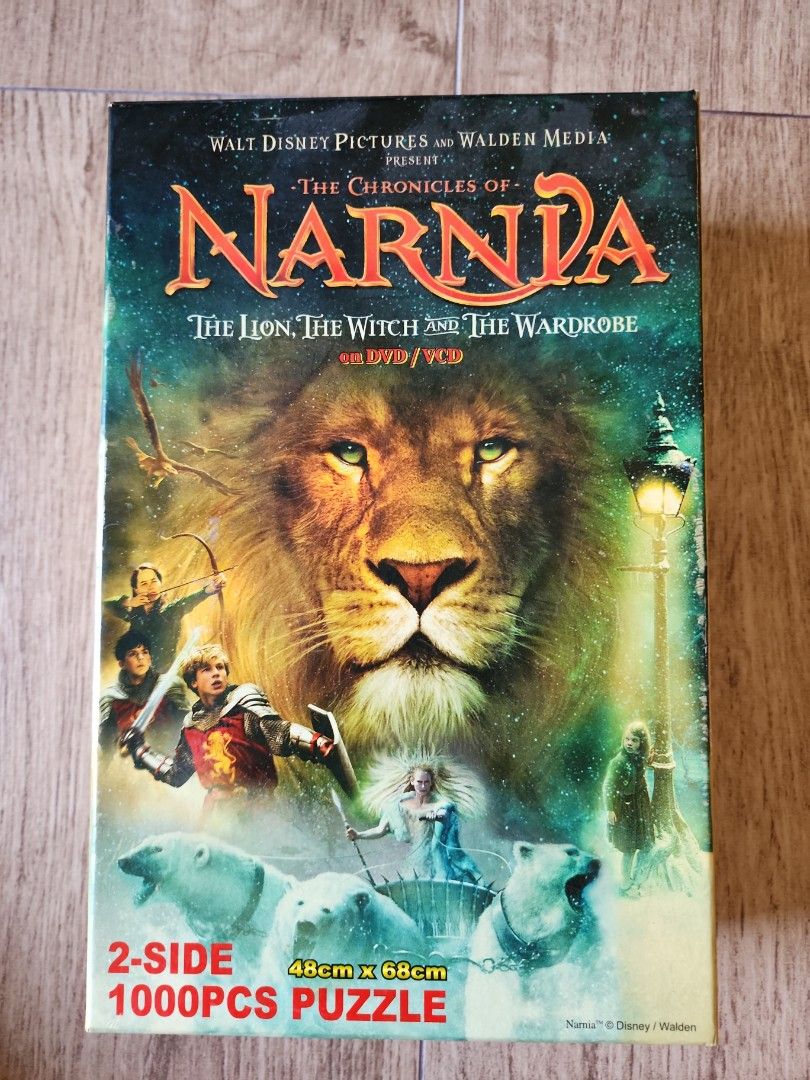 Narnia: The Lion, The Witch and The Wardrobe 1000 Piece Puzzle, 興趣及遊戲 ...