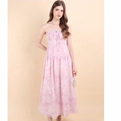Neonmello Capri Ombré Maxi Dress Pink, Women's Fashion, Dresses & Sets ...