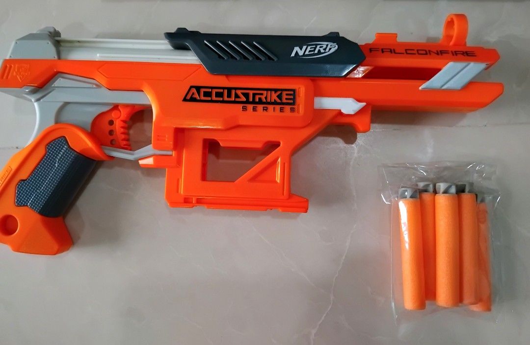 Nerf Accustrike Falconfire Blaster, Hobbies & Toys, Toys & Games on ...