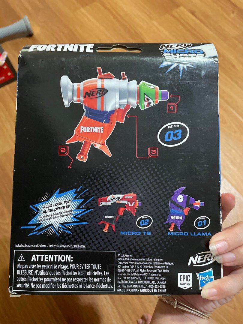 Nerf Fortnite Micro RL Blaster, Hobbies & Toys, Toys & Games on Carousell