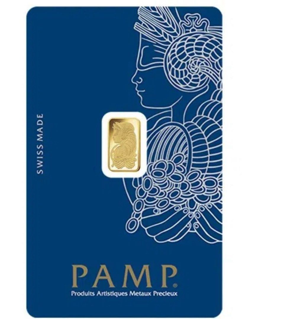 NEW 1 gram PAMP Lady Fortuna GOLD BAR, Women's Fashion, Jewelry ...