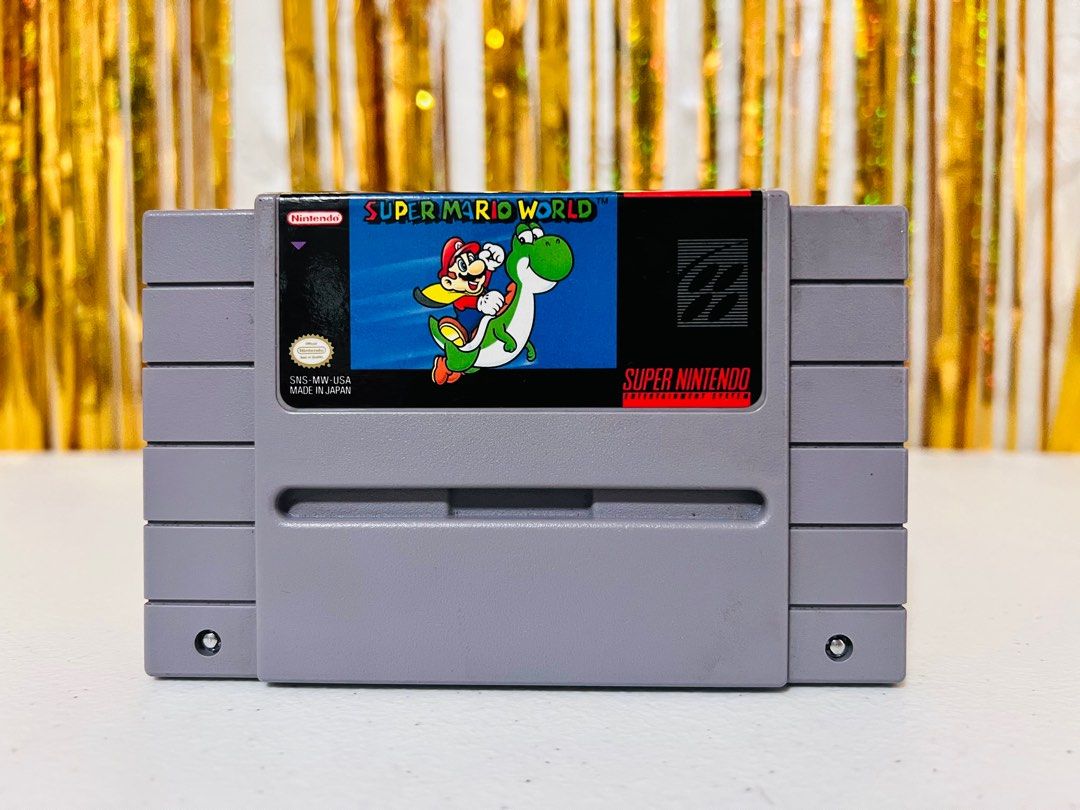 Nintendo SNES Super Mario World UNTESTED, Video Gaming, Video Games ...