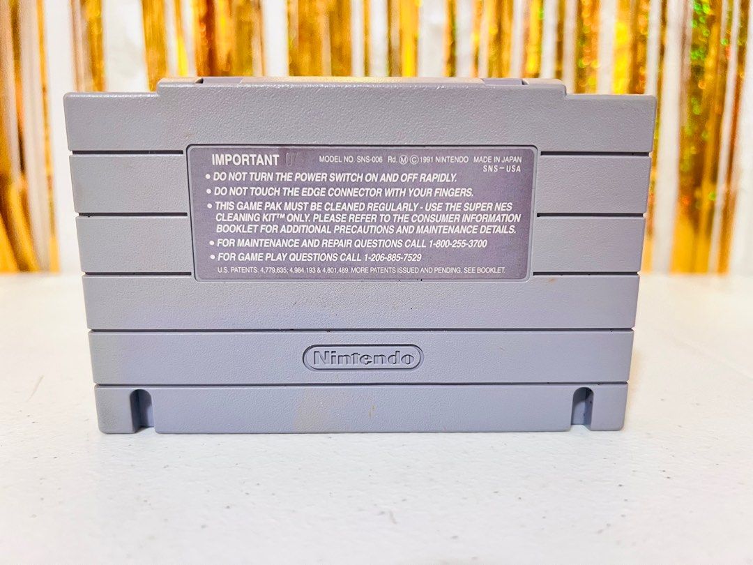 Nintendo SNES Super Mario World UNTESTED, Video Gaming, Video Games ...