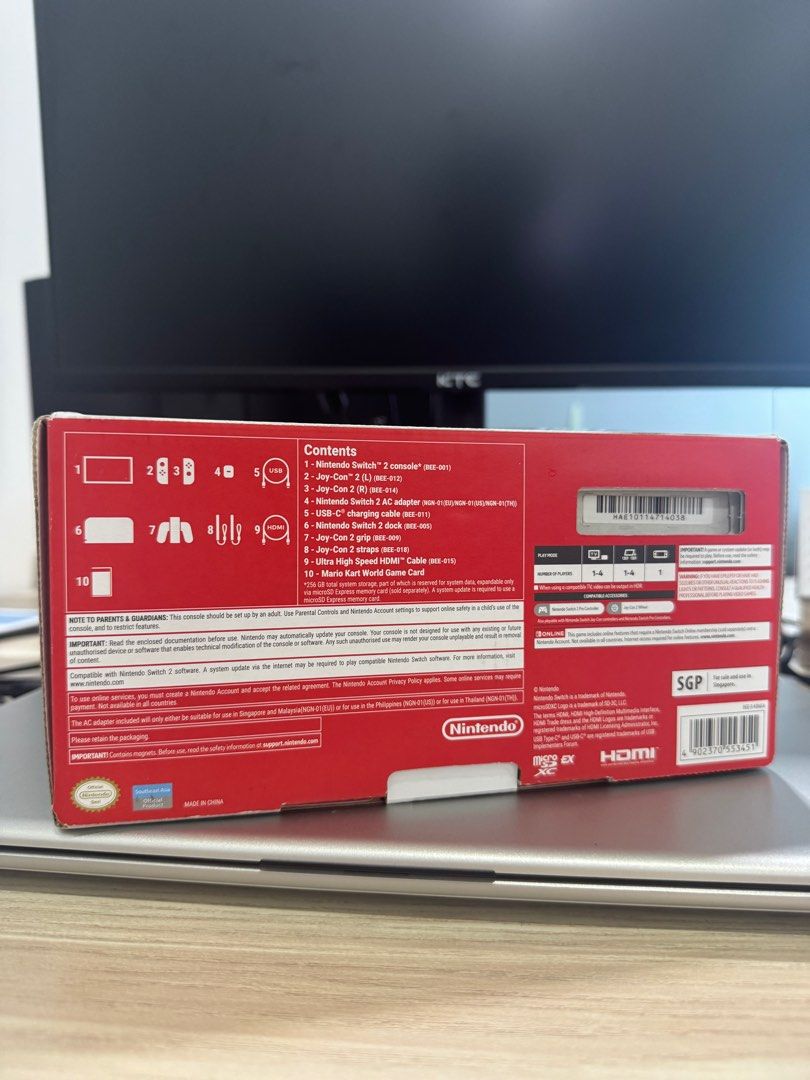 Nintendo Switch 2 + Mario Kart World - Brand New, Video Gaming, Video ...