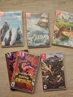 Nintendo Switch Games Bundle - Zelda BOTW, Pokemon Arceus, Bayonetta 3 ...