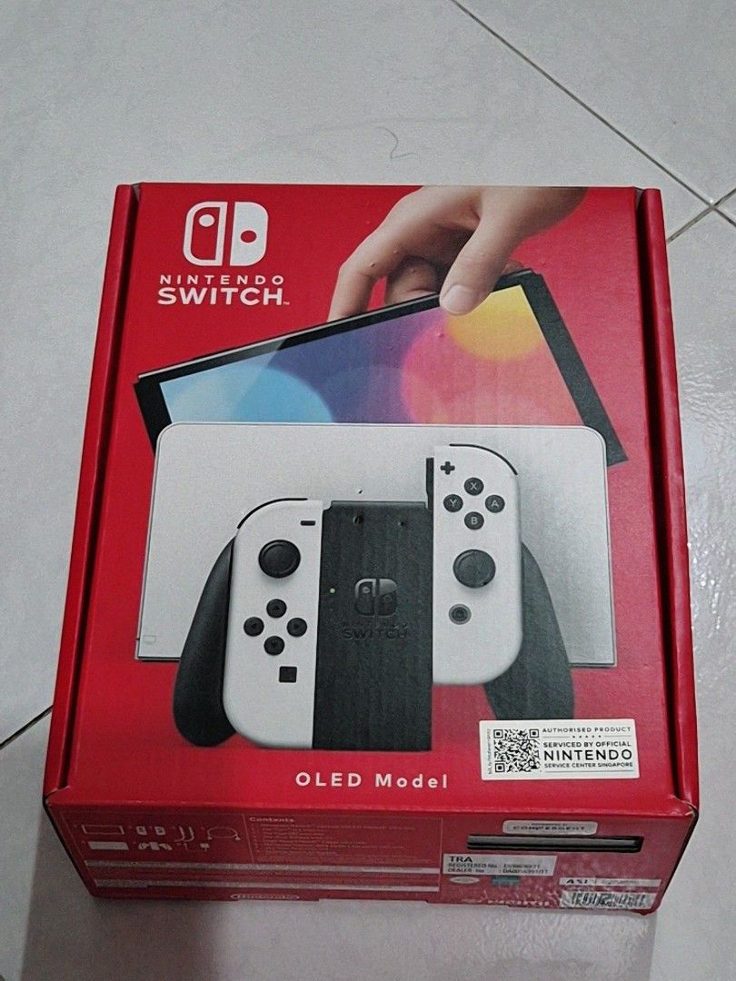Nintendo Switch OLED Model - White, Video Gaming, Video Game Consoles ...