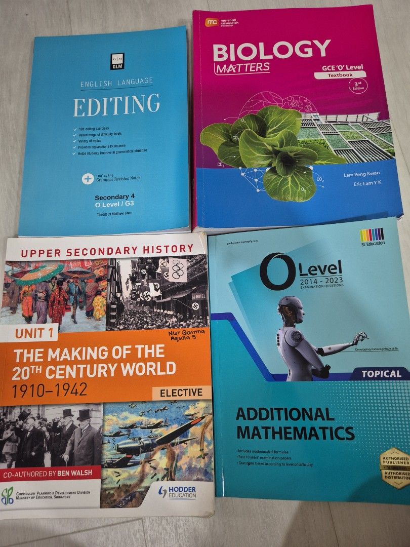 O Level & Secondary School Textbooks, Hobbies & Toys, Books & Magazines ...