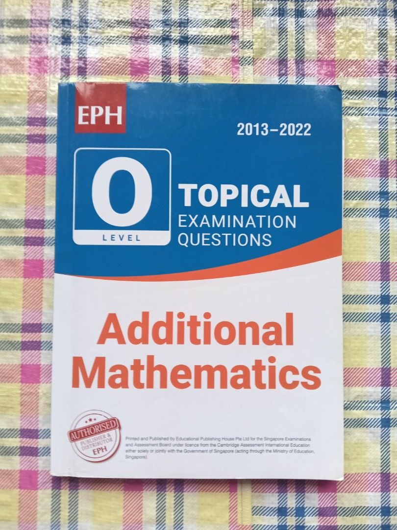 O Level Topical Add maths, Hobbies & Toys, Books & Magazines ...