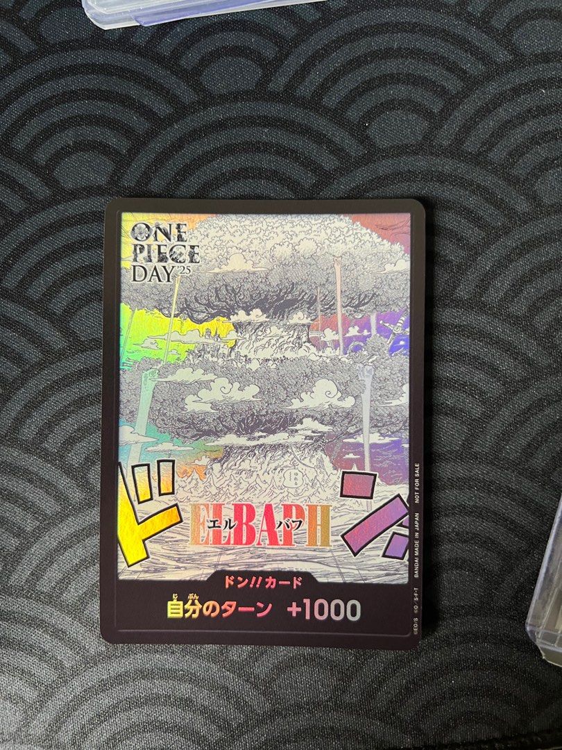 One Piece Card Game - Don!! Card - Elbaf, Hobbies & Toys, Toys & Games ...