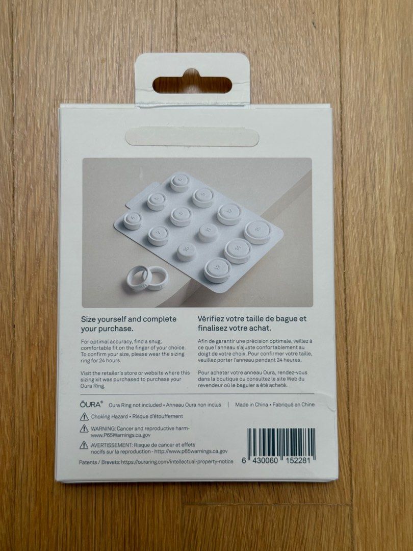 Oura Ring 4 Sizing Kit, Mobile Phones & Gadgets, Other Gadgets on Carousell
