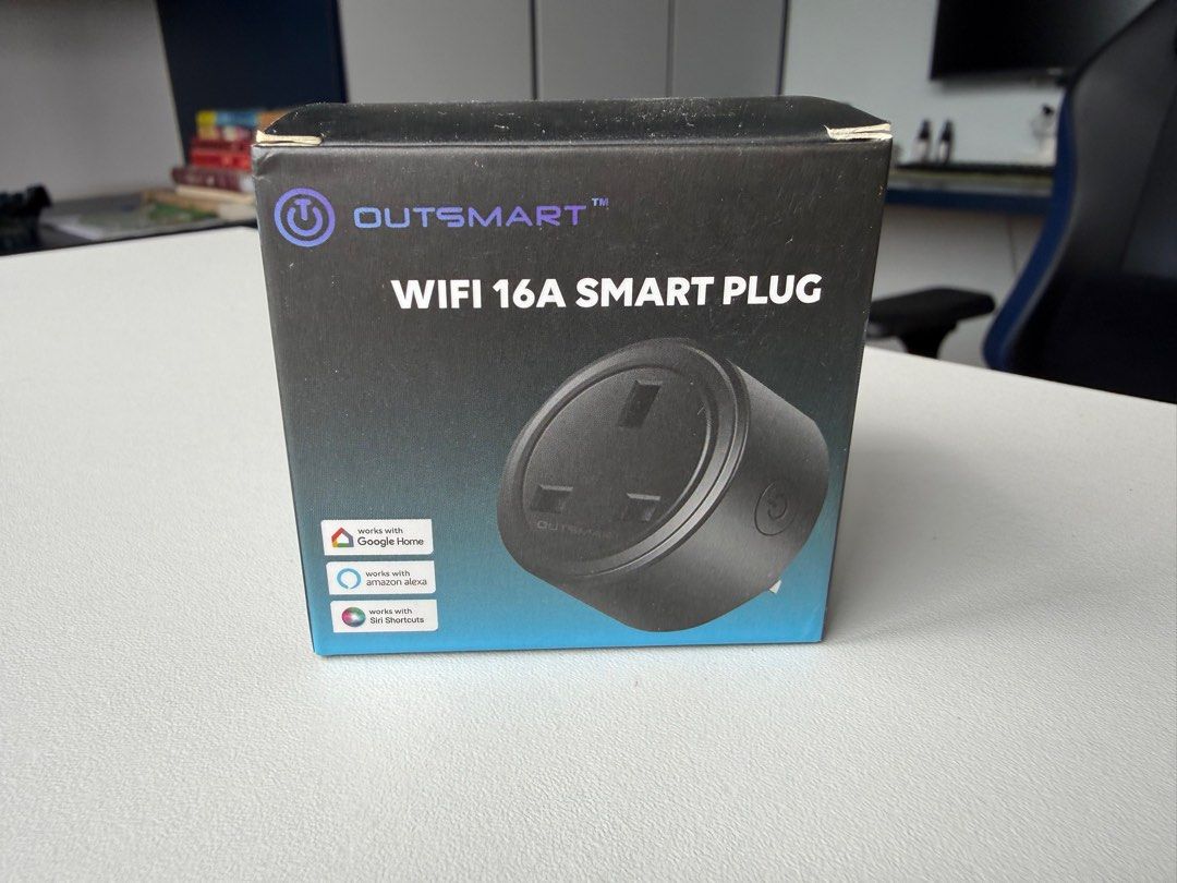 Outsmart WiFi 16A Smart Plug, TV & Home Appliances, Electrical ...