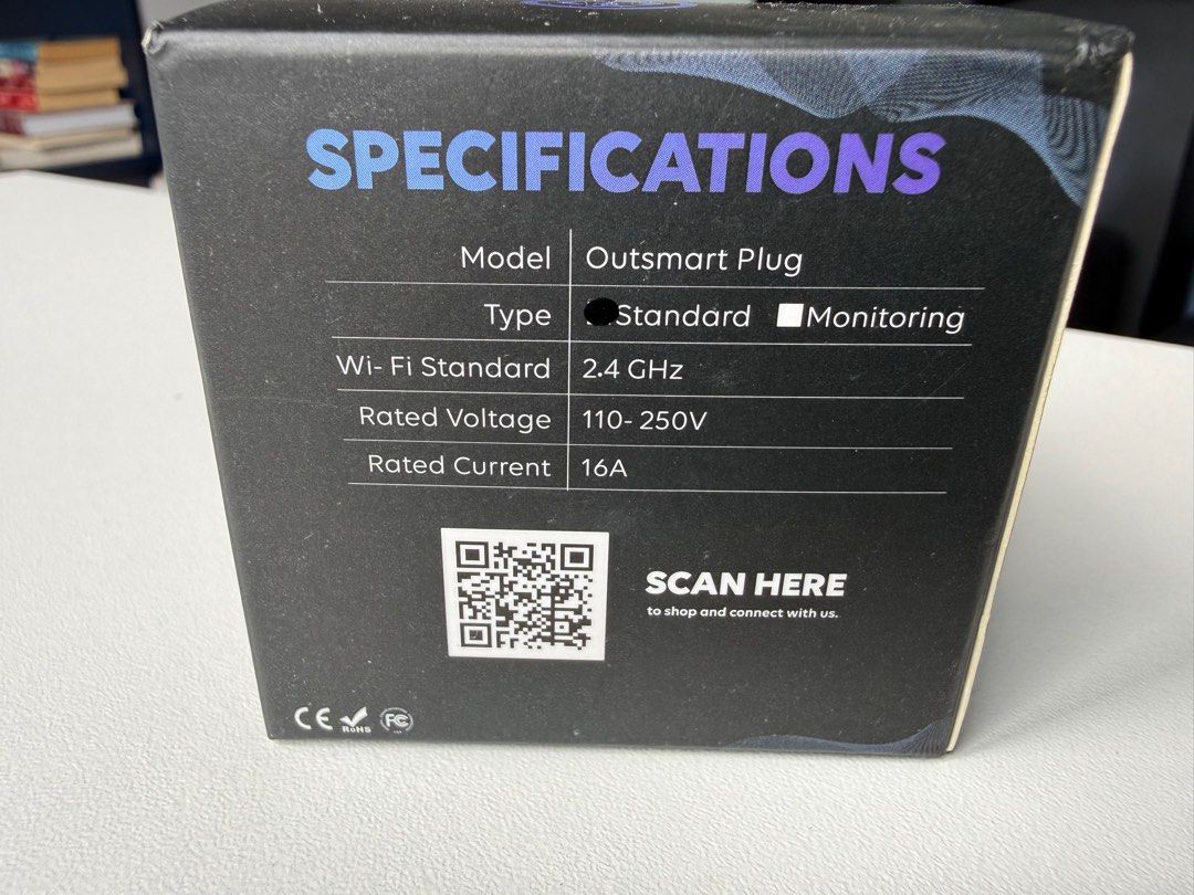 Outsmart WiFi 16A Smart Plug, TV & Home Appliances, Electrical ...