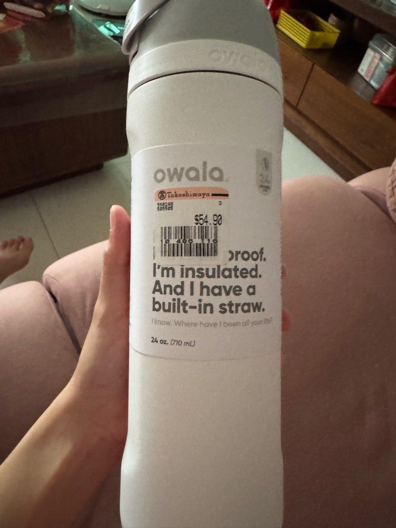 Owala FreeSip Insulated Water Bottle - 24oz, Furniture & Home Living ...