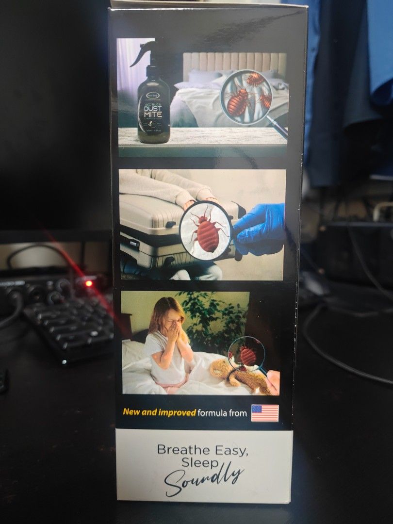 Pest-Stop Bed Bug & Dust Mite Eliminator Spray, Furniture & Home Living ...