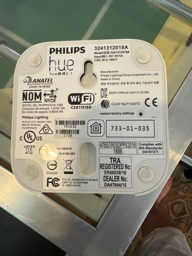 Philips Hue Hub, Furniture & Home Living, Lighting & Fans, Lighting on ...