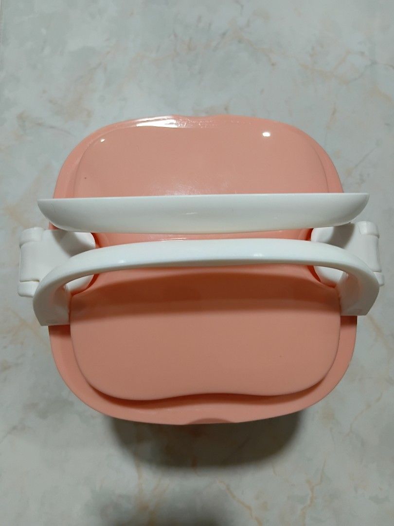 Pink 2-Tier Lunch Box with Utensils, Furniture & Home Living ...