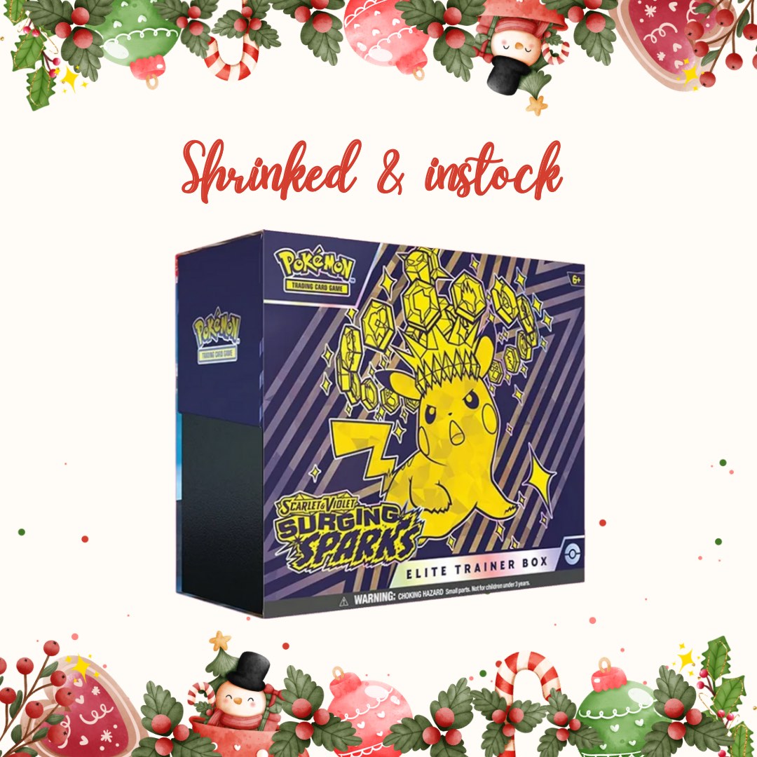 Pokemon Scarlet & Violet Surging Sparks Elite Trainer Box (ETB ...