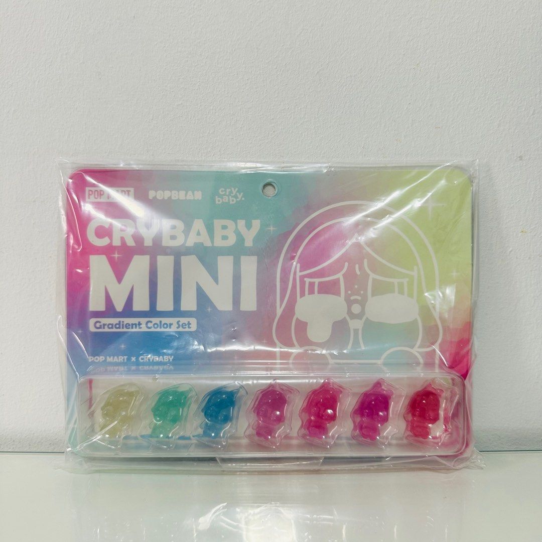 POP MART POP BEAN CRYBABY MINI FIGURE [Gradient Color Set], Hobbies ...