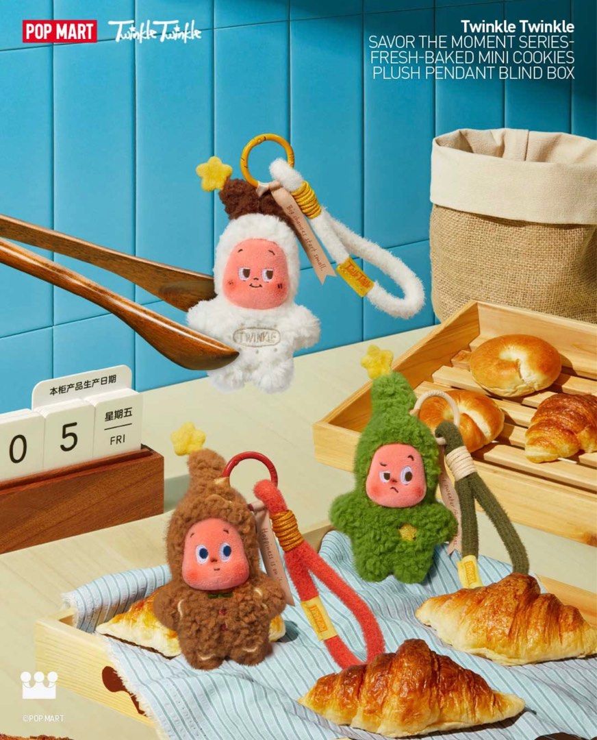 POP MART Twinkle Twinkle Plush Pendant Blind Box, Hobbies & Toys, Toys ...
