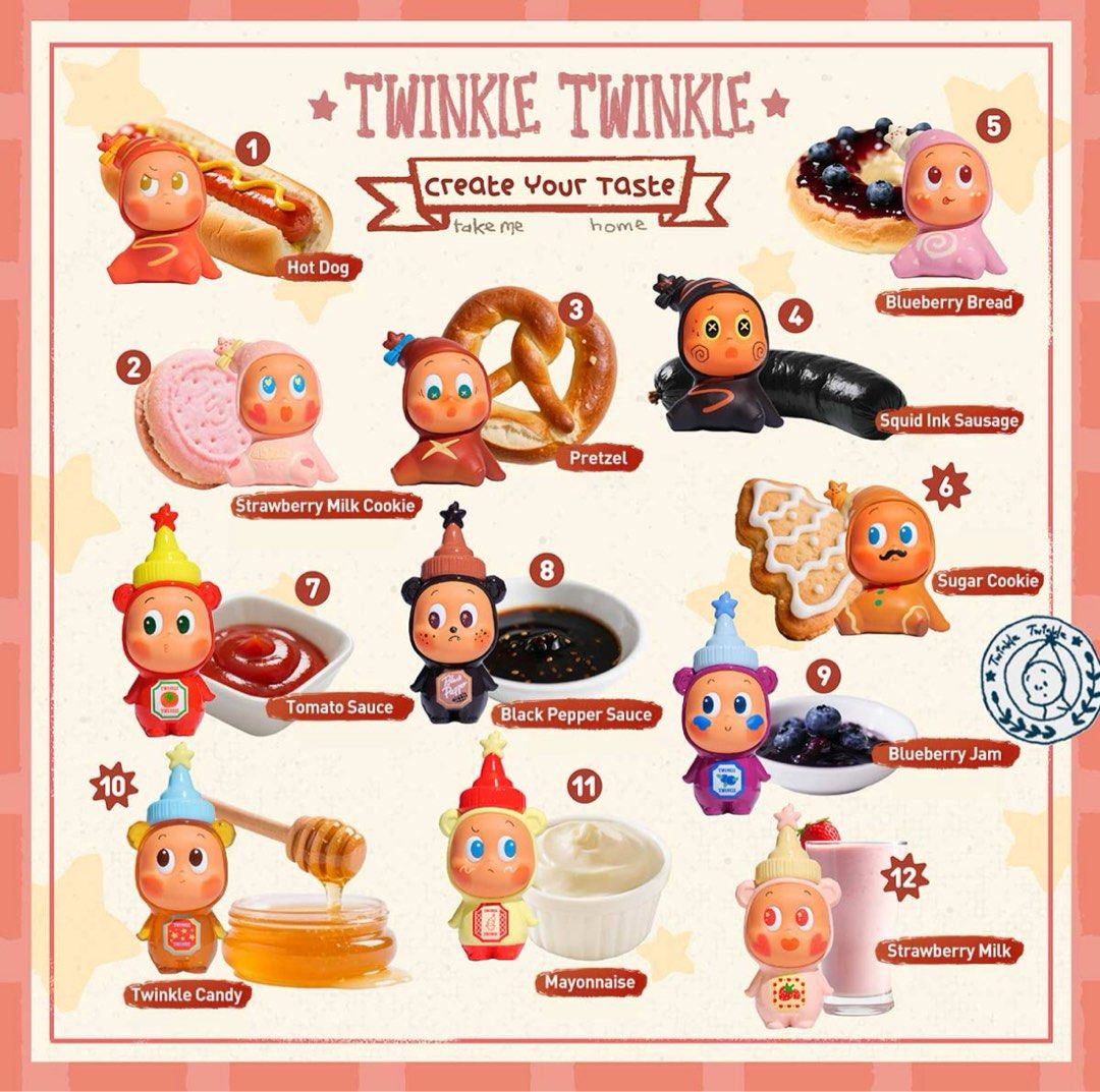 popmart twinkle twinkle create your taste, Hobbies & Toys, Toys & Games ...