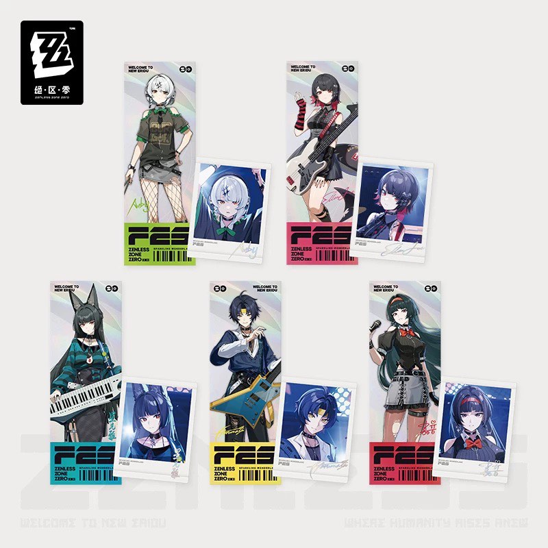 [Pre Order] zzz Official FES Series Badge, Ticket Set, Standee ...