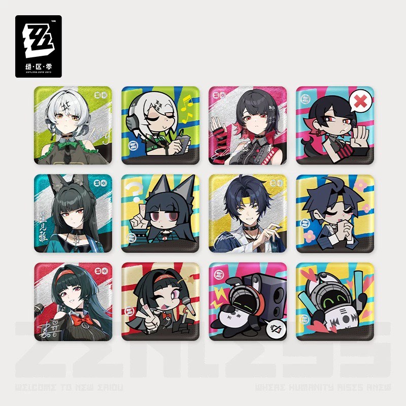 [Pre Order] zzz Official FES Series Badge Blindbox, Hobbies & Toys ...