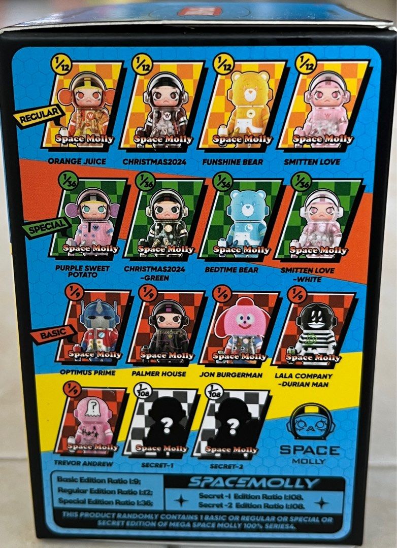 [PRICE DROP!] POP MART MEGA SPACE MOLLY Orange Juice, Hobbies & Toys ...