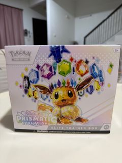 Pokemon Scarlet & Violet Prismatic Evolutions Elite Trainer Box ...
